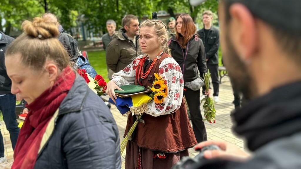 Ukraine buries a 'brave son' from America : NPR