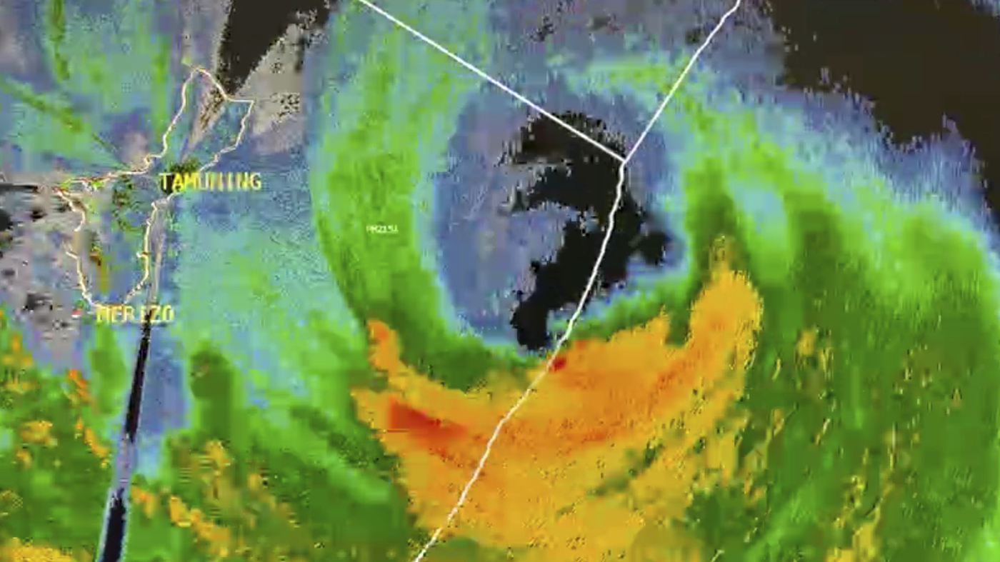 Typhoon Mawar clips Guam, bringing strong winds and power outages : NPR