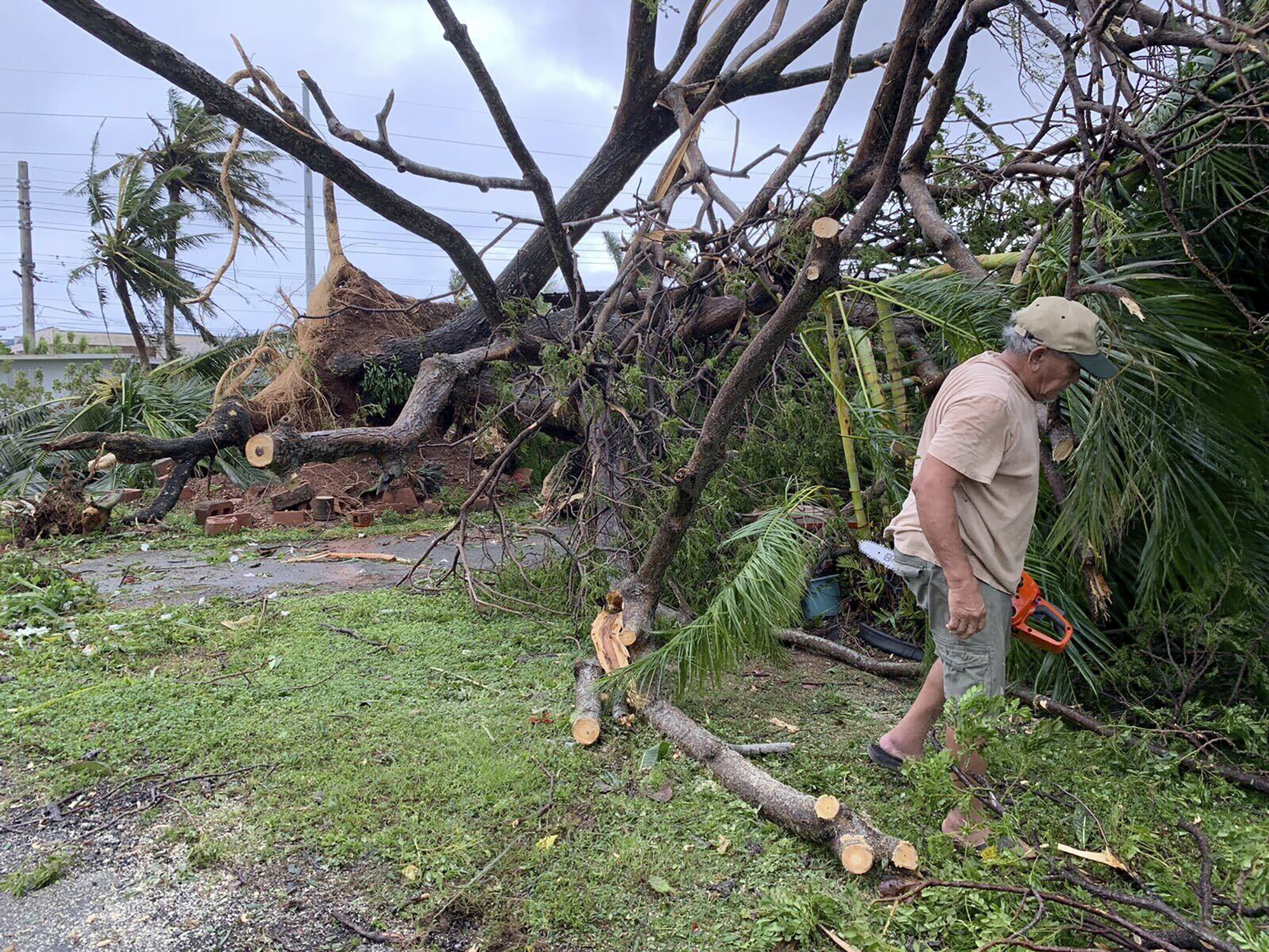 Guam is still recovering from Typhoon Mawar, but residents are taking ...