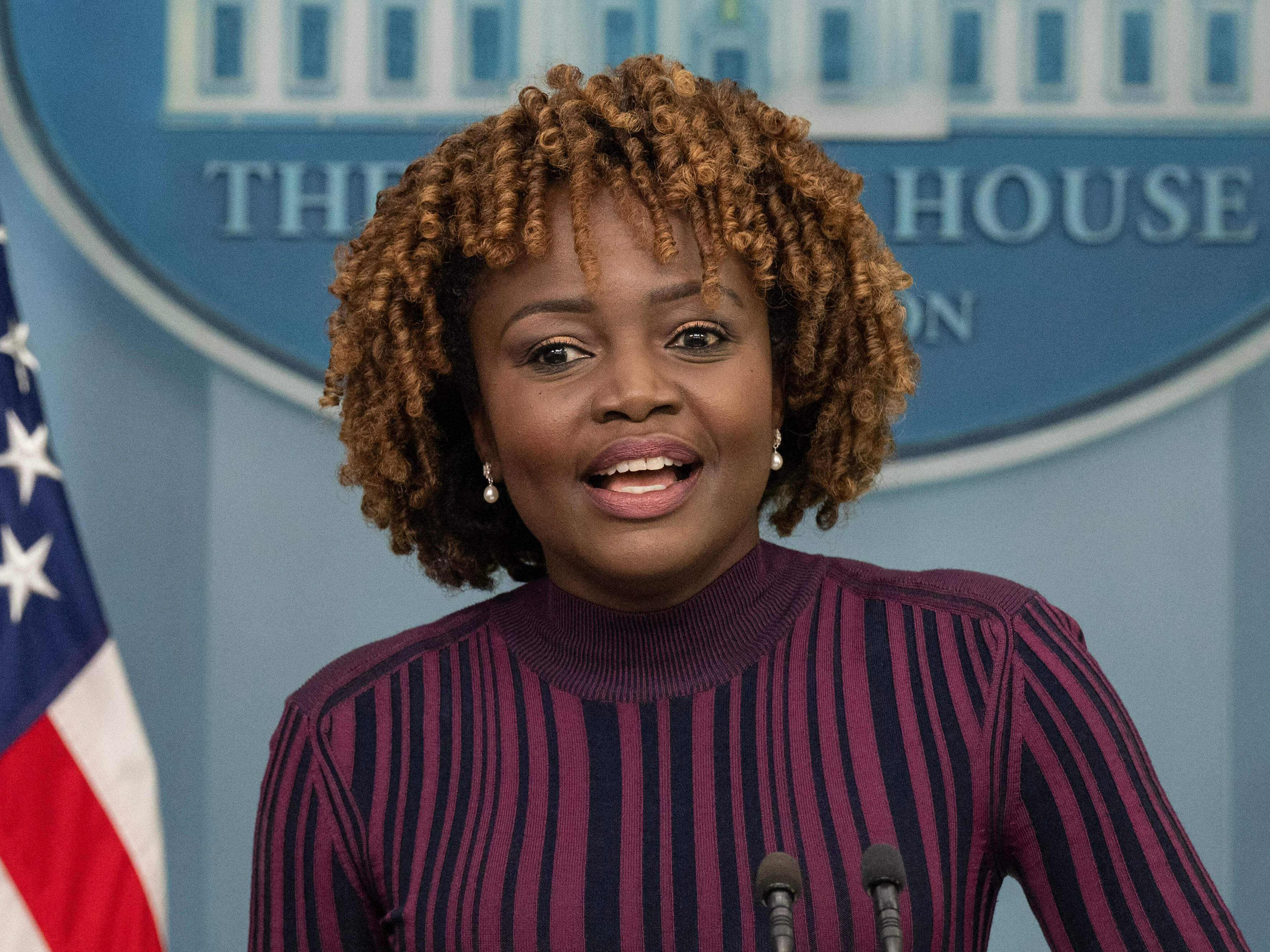 White House press secretary Karine Jean-Pierre violated the Hatch Act ...