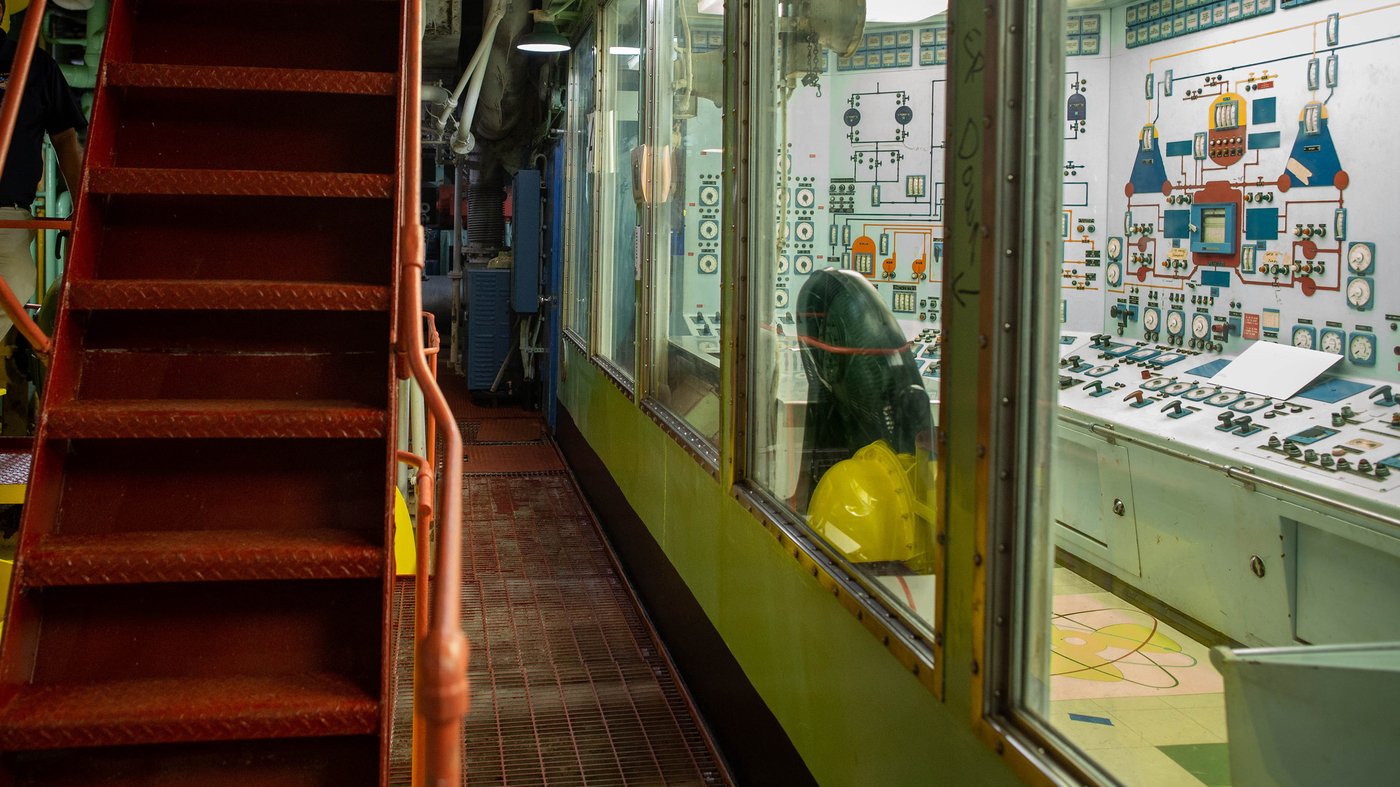 Climb aboard the Nuclear Ship Savannah in Baltimore, built in 1959 : NPR