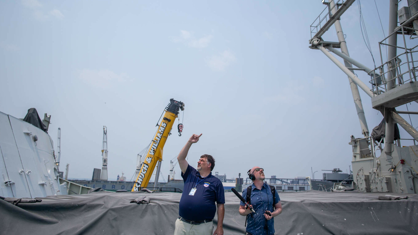 Climb aboard the Nuclear Ship Savannah in Baltimore, built in 1959 : NPR