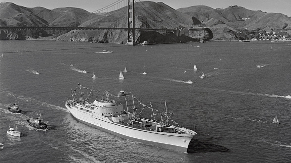 Climb aboard the Nuclear Ship Savannah in Baltimore, built in 1959 : NPR