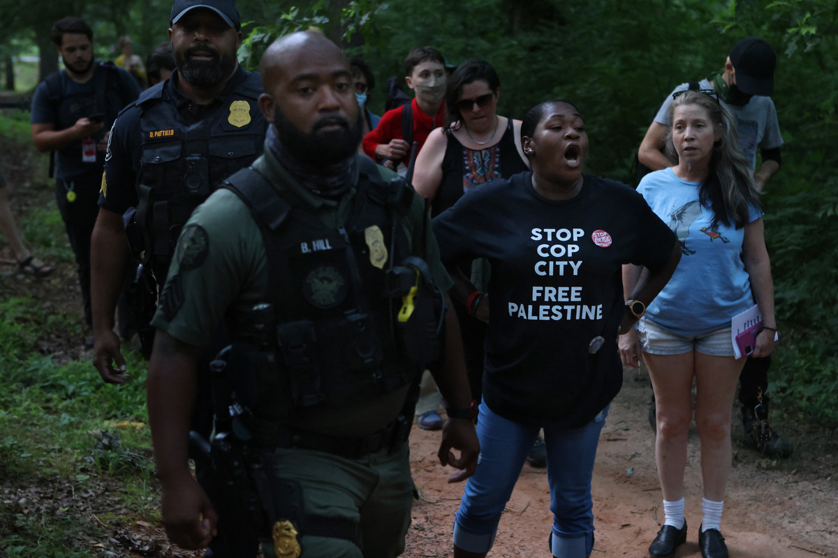 Domestic terrorism charges in Georgia prompt concern over political repression : NPR