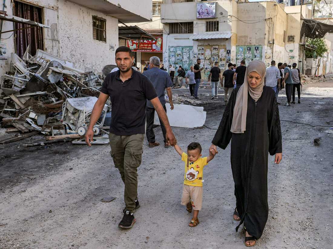 Palestinians Deal with Loss and Destruction Following Israeli Attack on ...