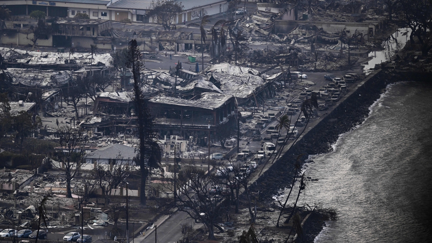 Photos: See the devastation from Hawaii wildfires : The Picture Show : NPR