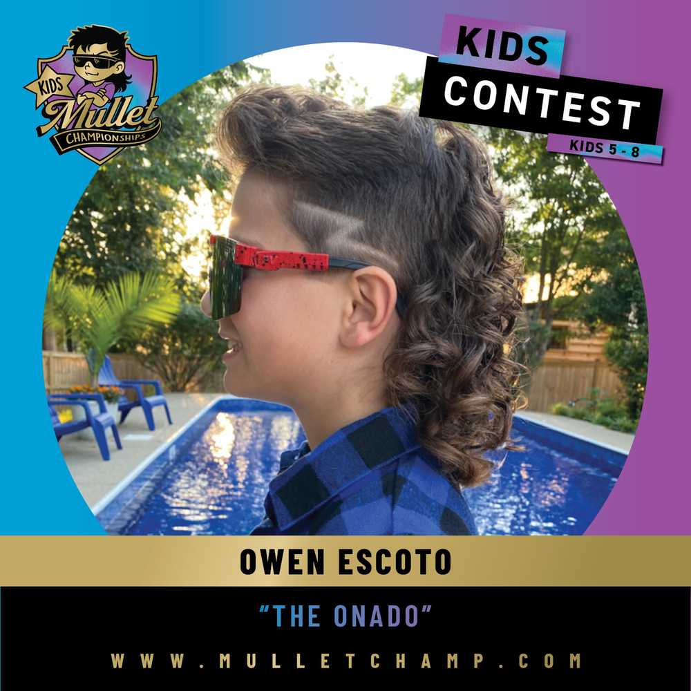 The national kid mullet contest is back — and the…