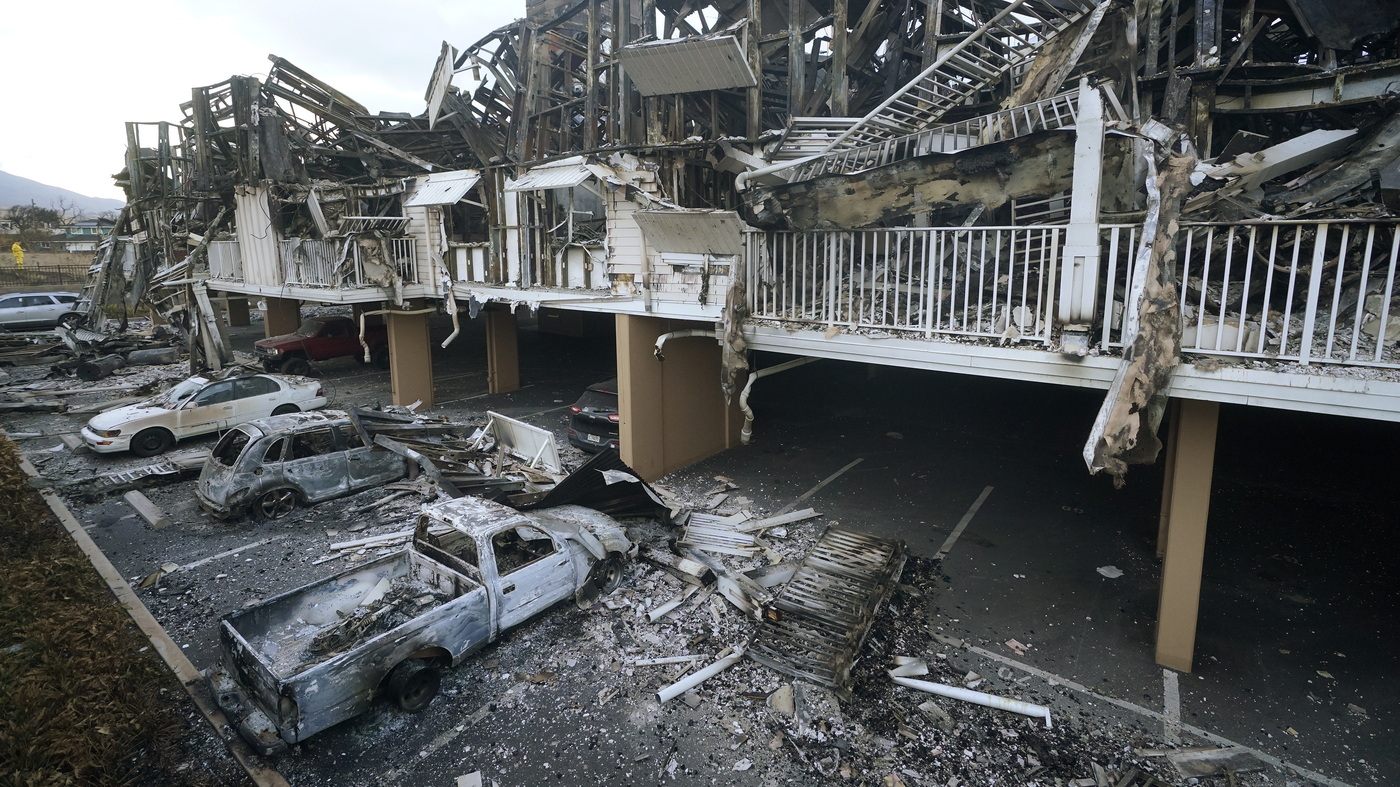 Photos: See the devastation from Hawaii wildfires : The Picture Show : NPR