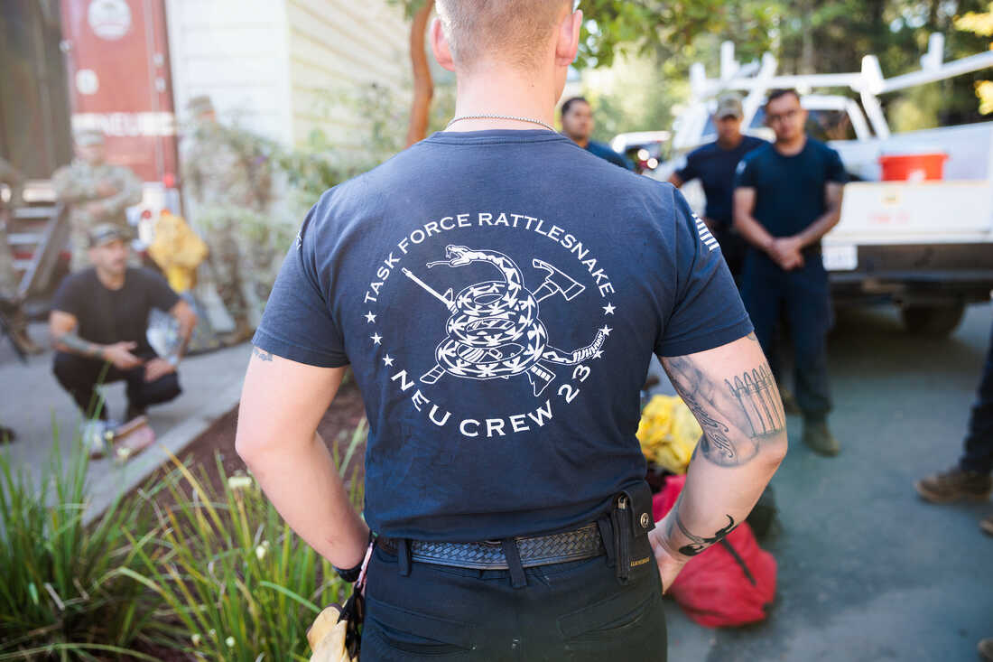 Hotter climate means a never-ending fire season for National Guard : NPR