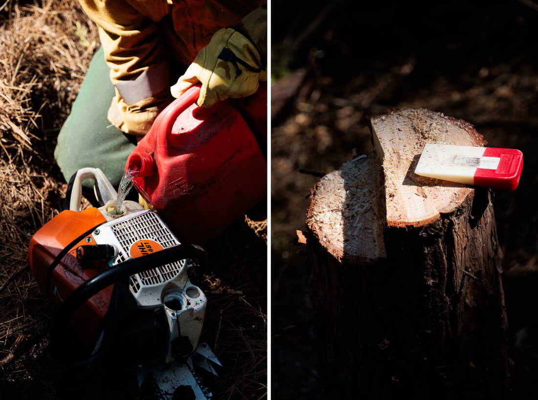 Hotter climate means a never-ending fire season for National Guard : NPR