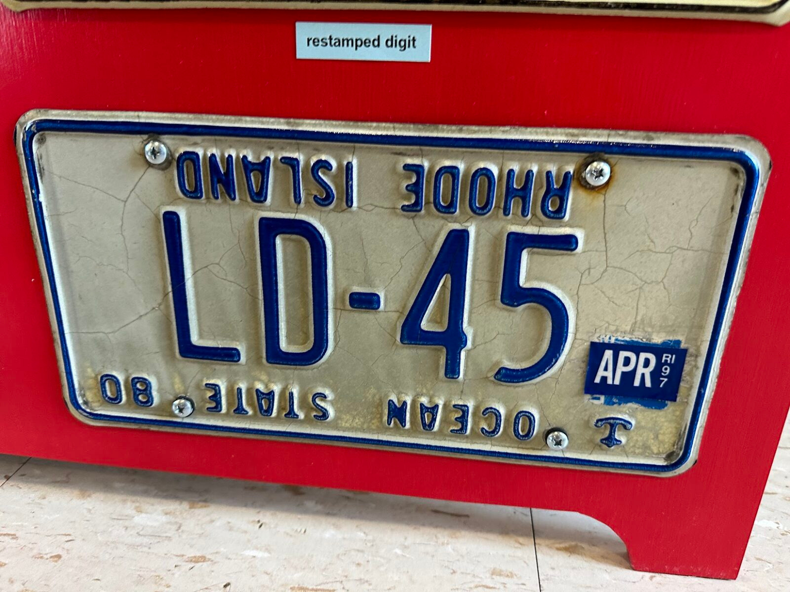 Rhode Island License Plate 2023