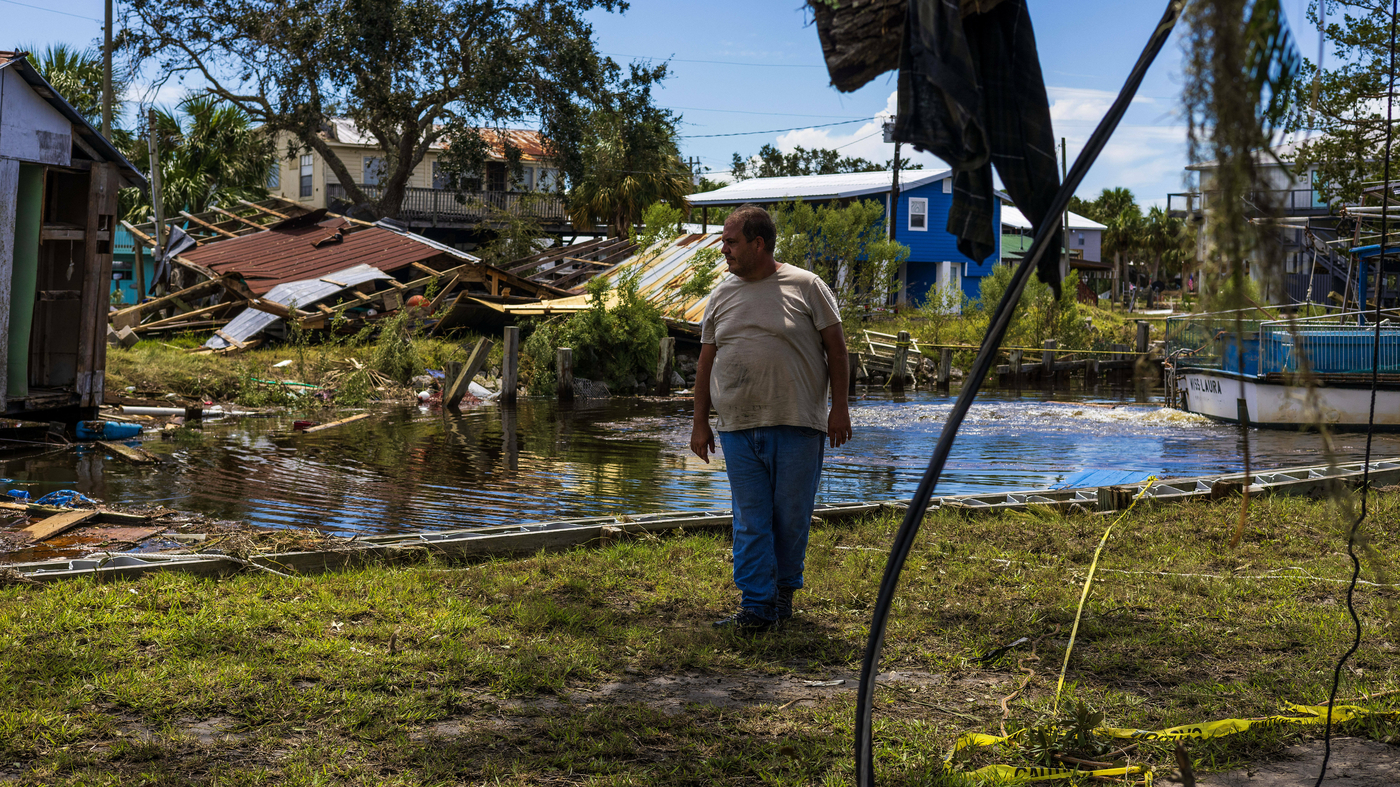 Idalia Florida damage leaves fishing communities fighting to rebuild : The Picture Show : NPR