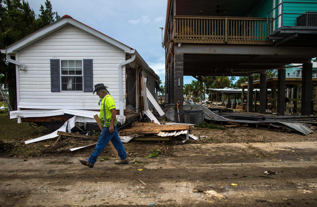 Idalia Florida damage leaves fishing communities fighting to rebuild : The Picture Show : NPR