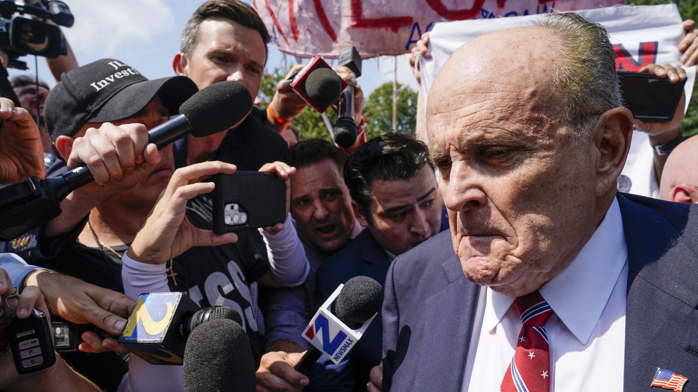 Giuliani Pleads Not Guilty in Georgia : NPR