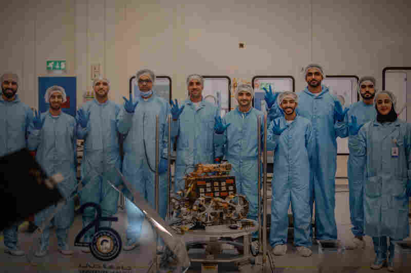 Arab astronaut makes history in space, now UAE aims for Mars : NPR