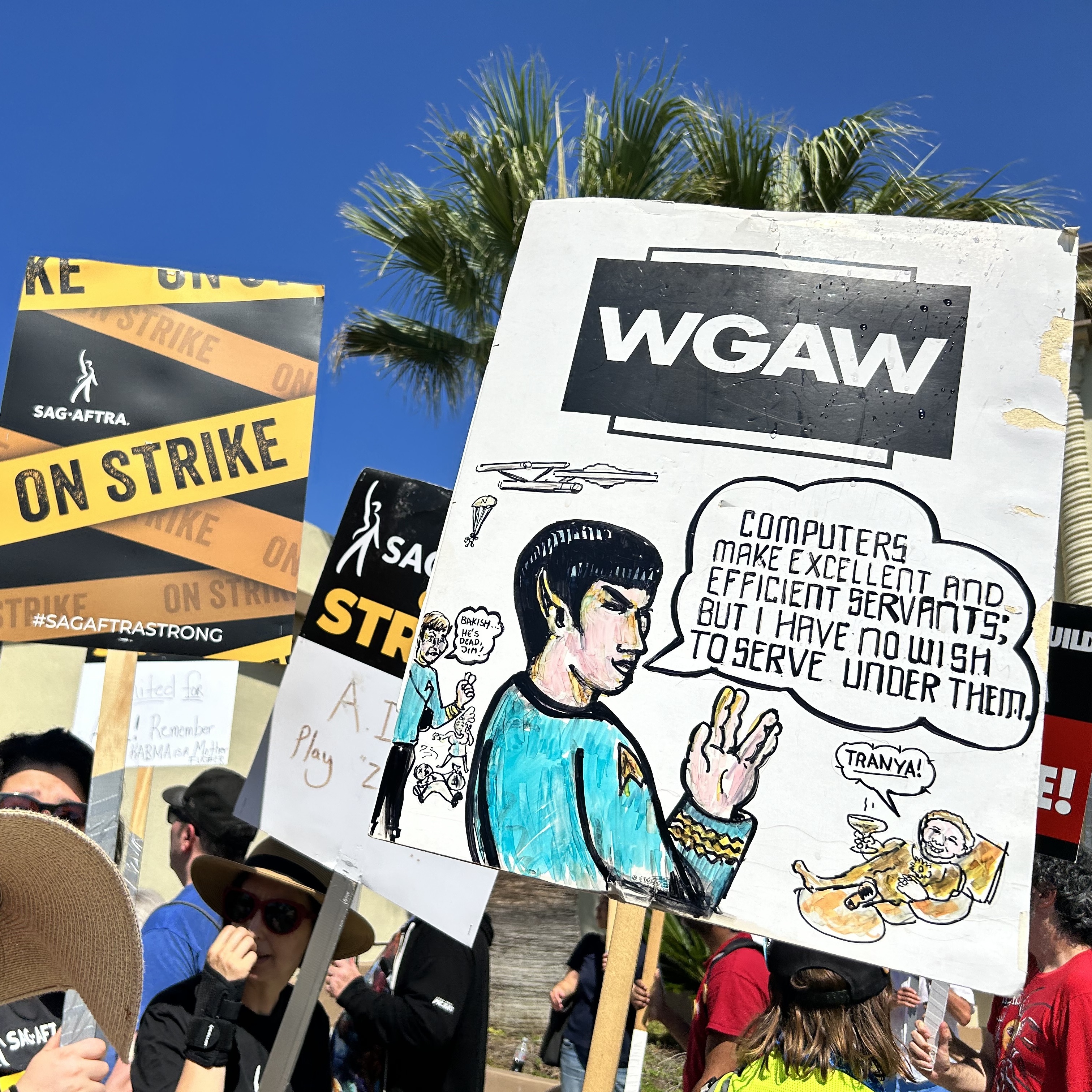 'Star Trek' stars join the picket lines in Hollywood | News | WLIW-FM