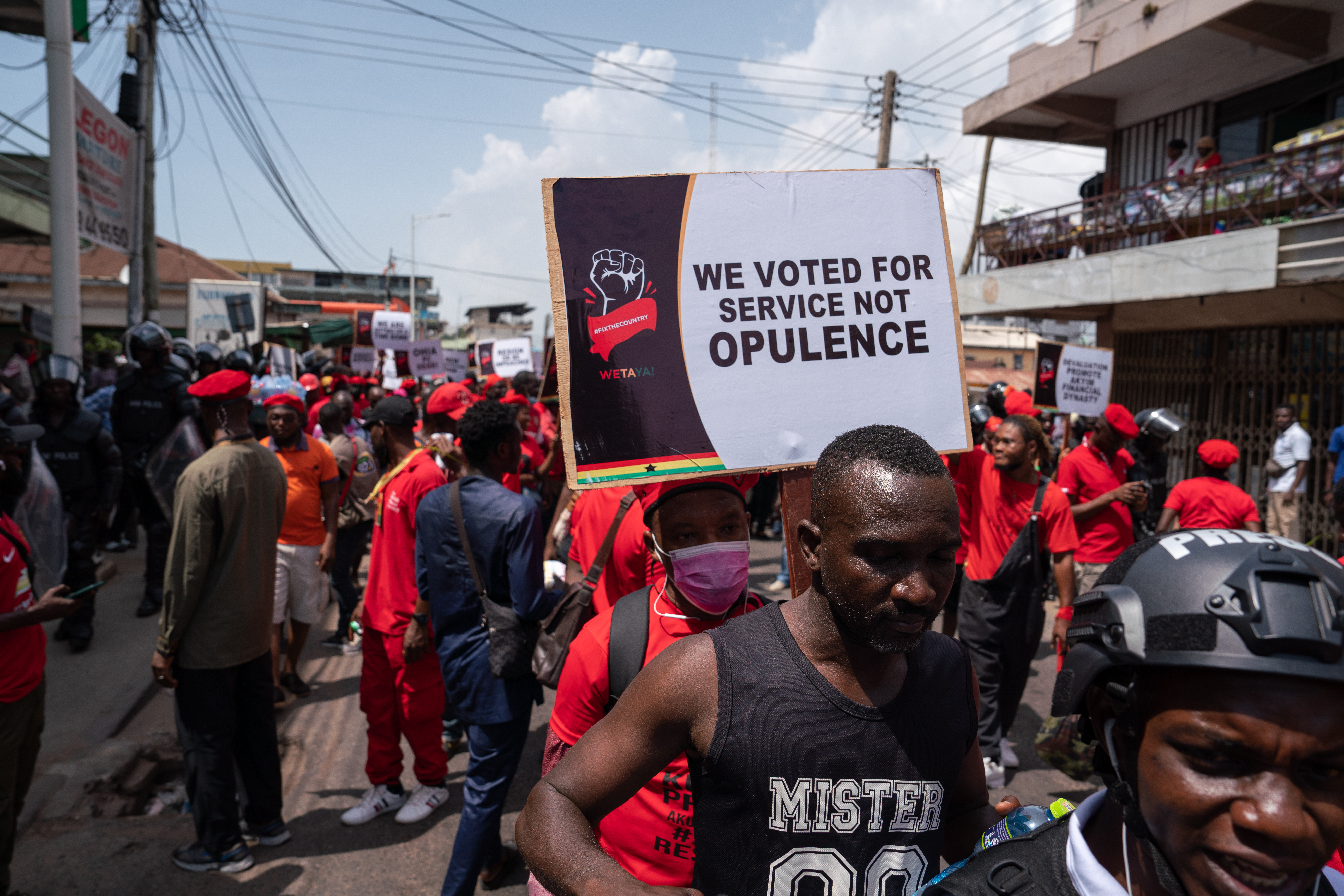 Ghana arrests demonstrators protesting against the country's economic ...
