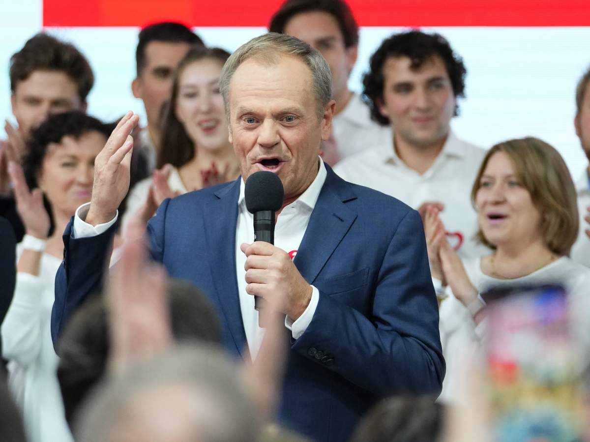 Polish opposition leader Tusk declares win as ruling conservatives lose ...