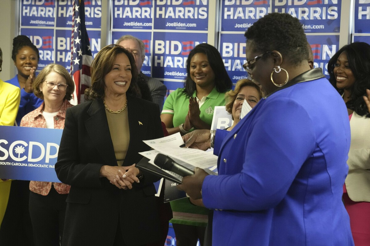Why is Vice President Harris in South Carolina : NPR