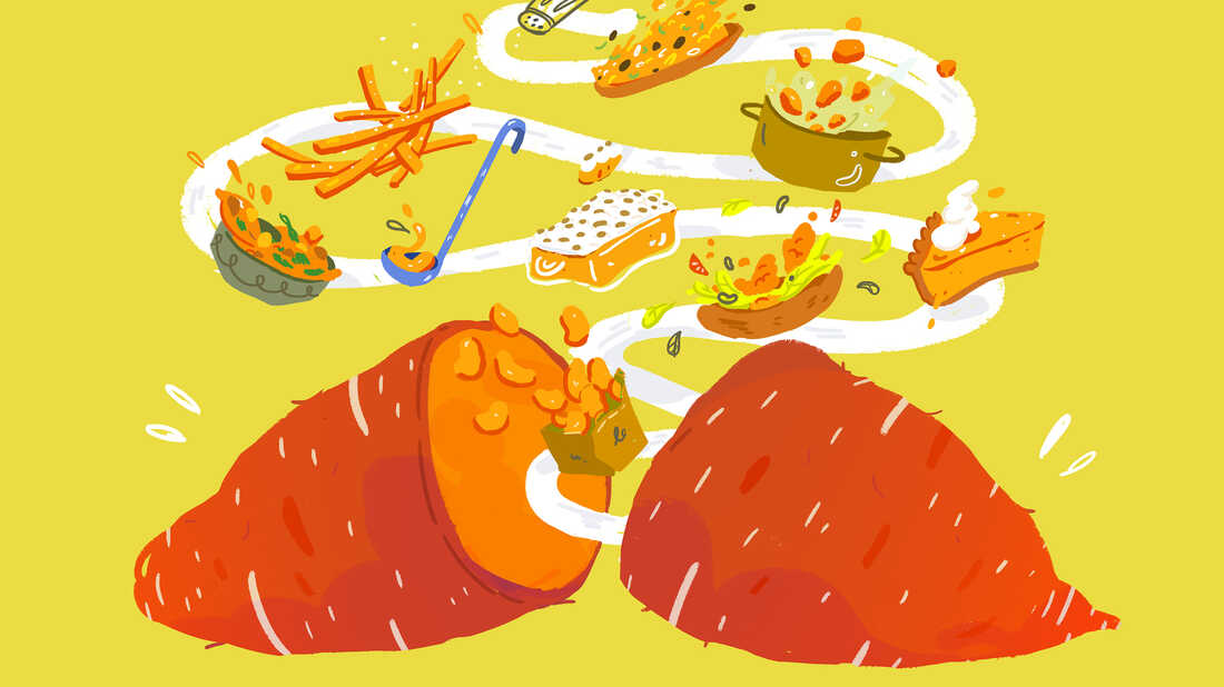 Sweet potato memories: love, thankfulness ... and a big yuck : Goats ...