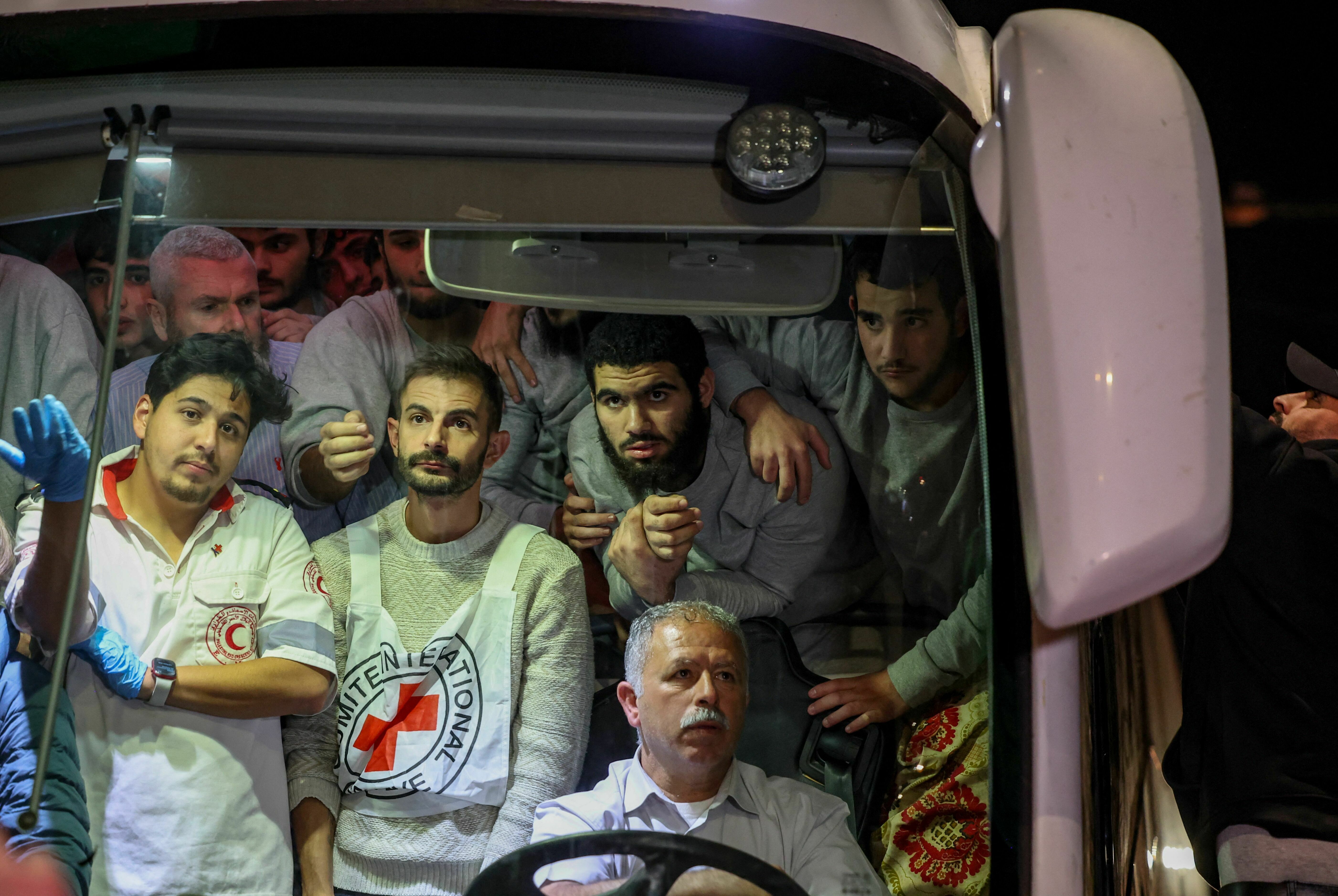 In pictures: emotional scenes as Israel and Hamas trade prisoners for ...