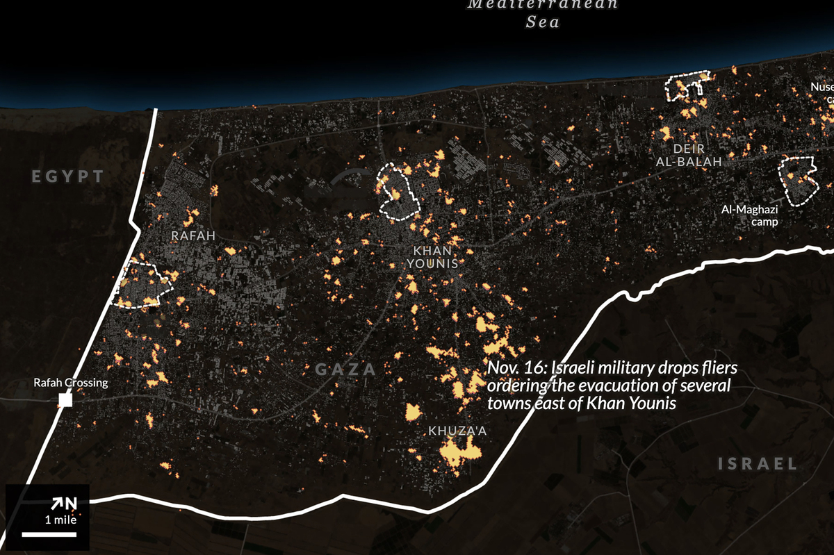 Danger for Gazans who followed Israel's evacuation order; family of ...