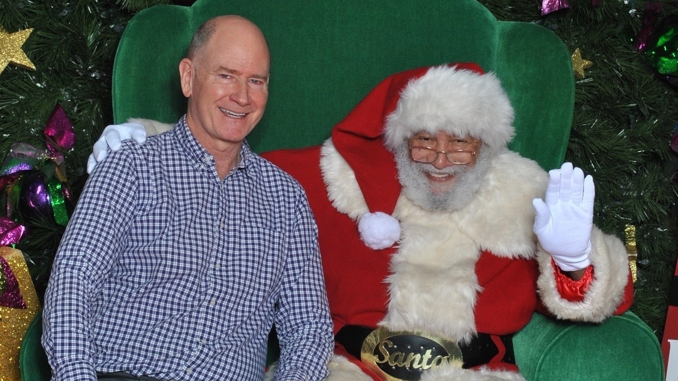 A mall Santa on his 39th year shares his stories, and a few secrets : NPR
