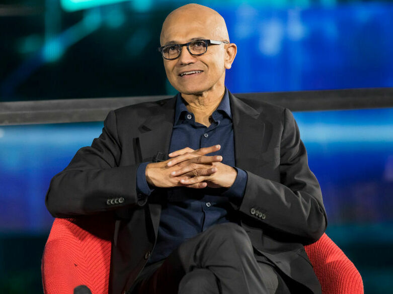 Microsoft CEO Satya Nadella AI promises interview : NPR