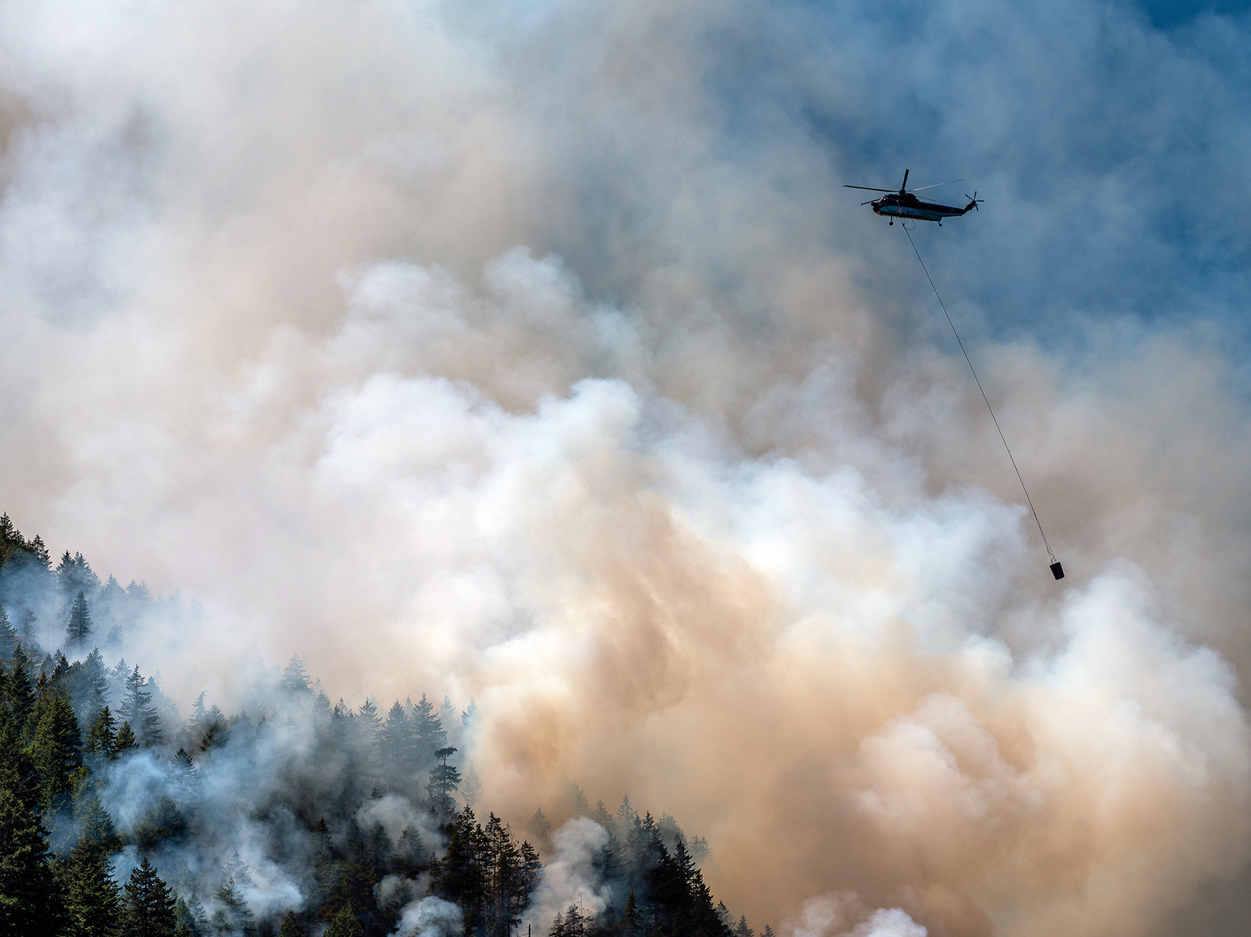 Wildfire smoke this year woke up places unaccustomed to its effects ...