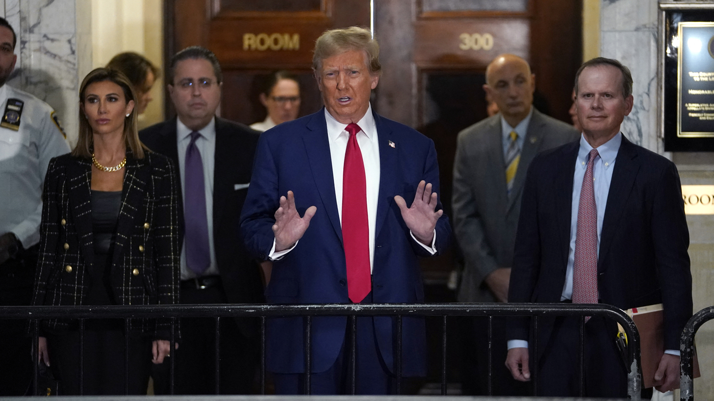 Immune or not immune, that is the question : Trump's Trials : NPR