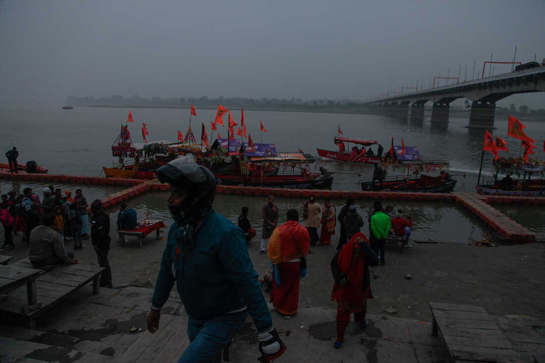 India's Modi opens Hindu temple in Ayodhya : NPR