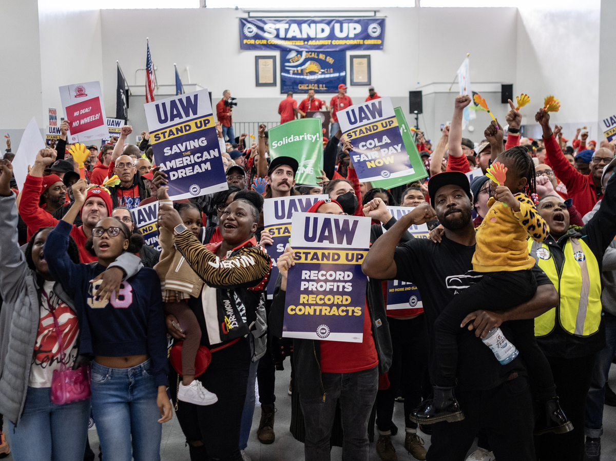 Only 10% of U.S. workers belong to unions despite growth in union ...