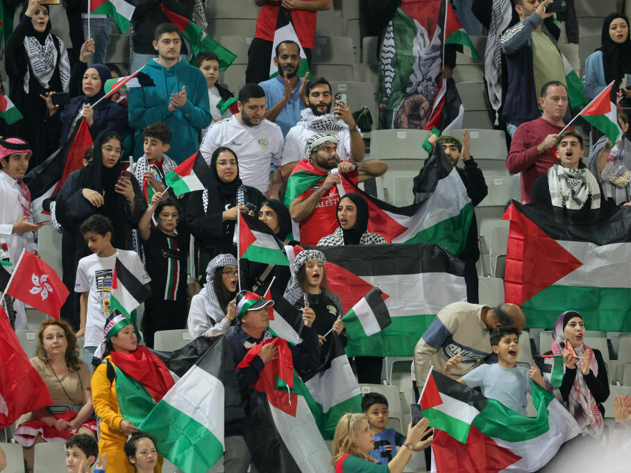 Palestinians find a bit of hope as their national soccer team advances ...