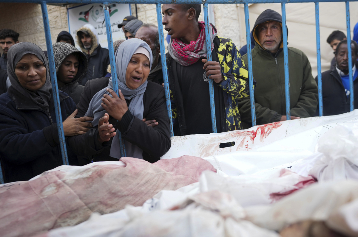 Scenes from Gaza and Israel as Palestinian deaths pass 26,000 : The ...