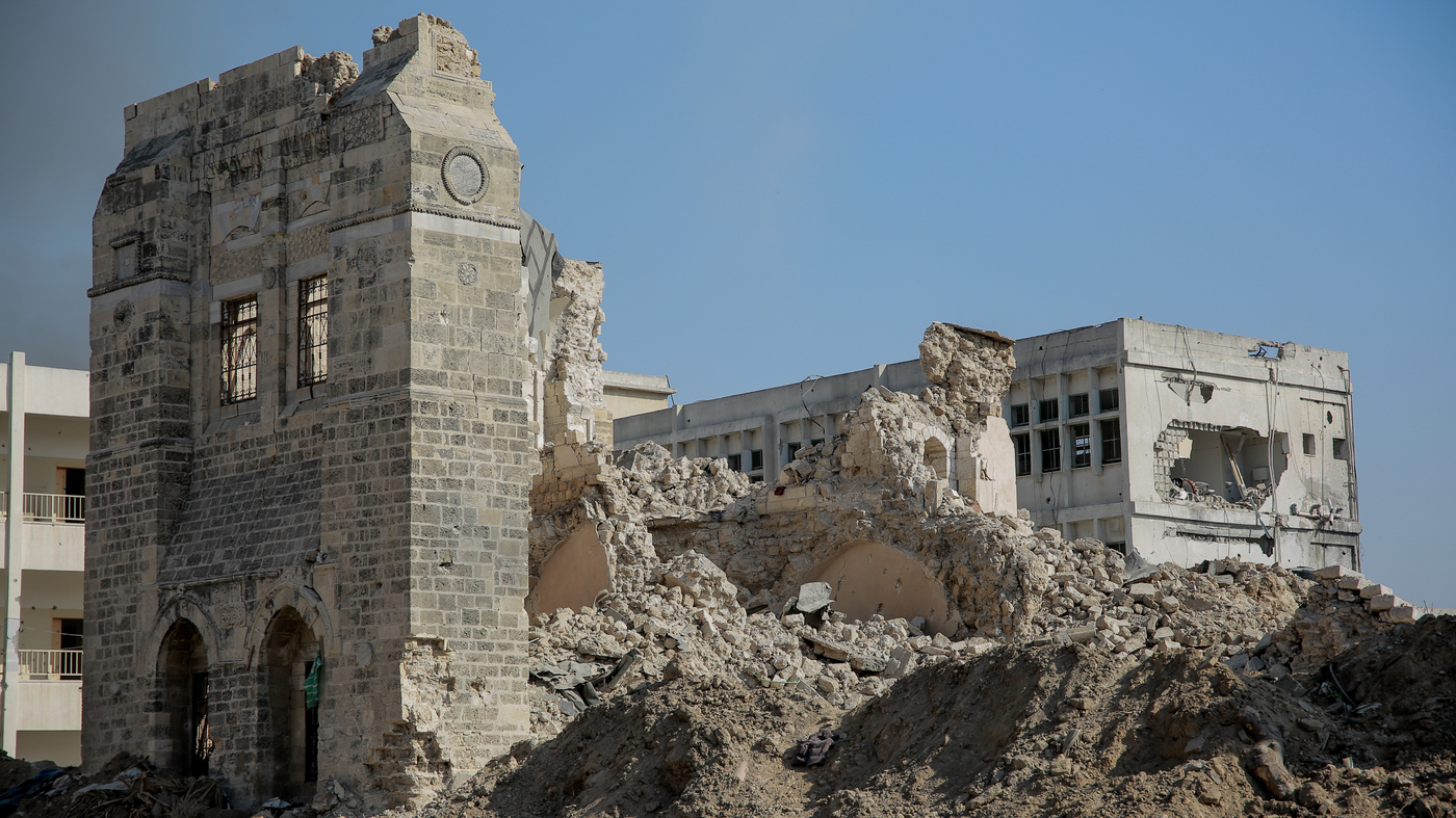 A requiem for Gaza's iconic sites, destroyed in the war : NPR