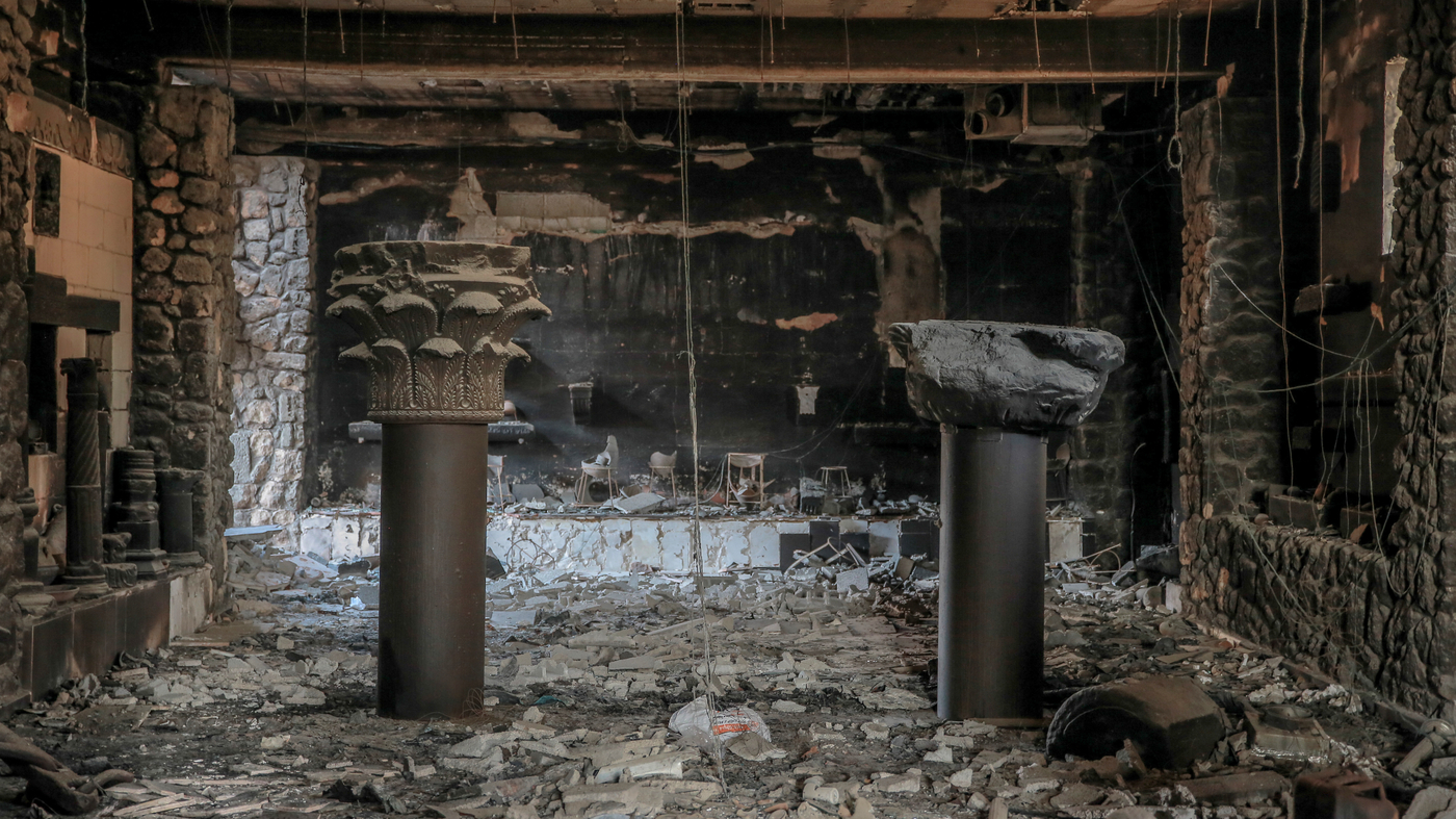 A requiem for Gaza's iconic sites, destroyed in the war : NPR