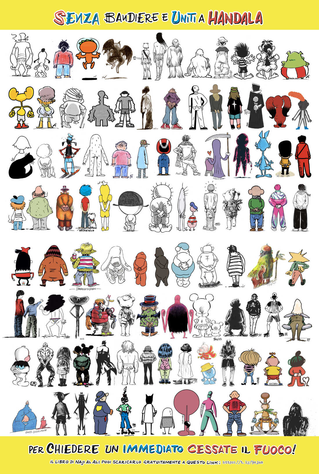 Who is Handala, the symbol of Palestinians, and his creator, Naji al-Ali? : NPR