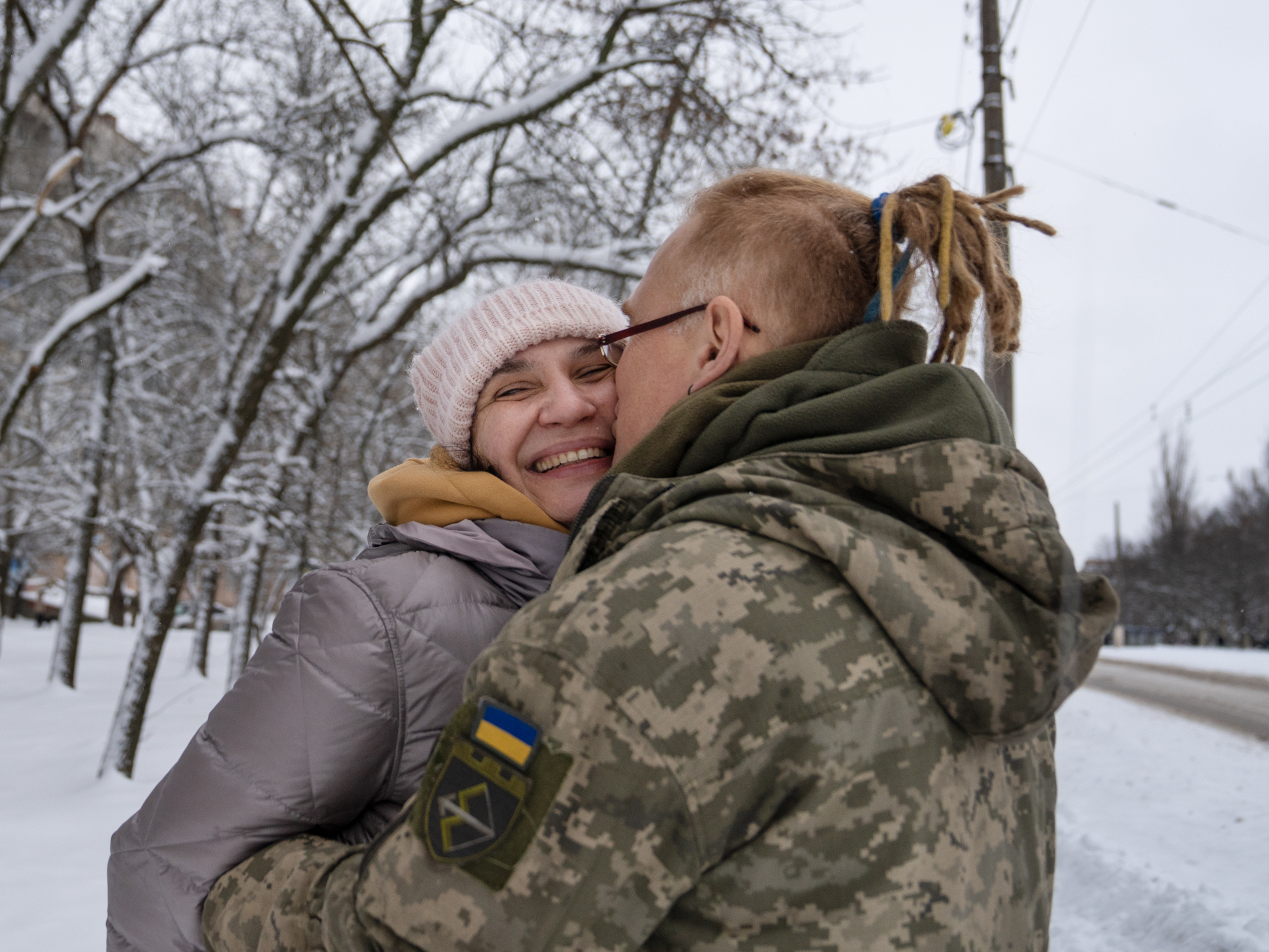 Ukrainian soldiers' valentines arrive by 'train of love' - capradio.org