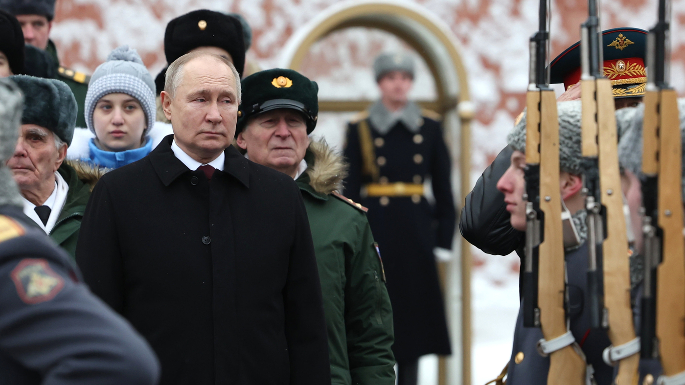 Putin remains defiant as ever 2 years into Russia's war in Ukraine : NPR