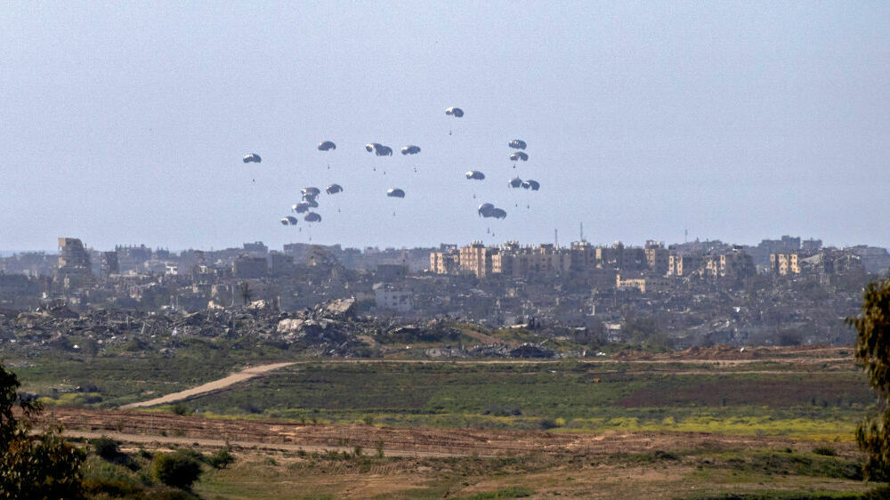 More U.S. aid airdropped into Gaza : NPR