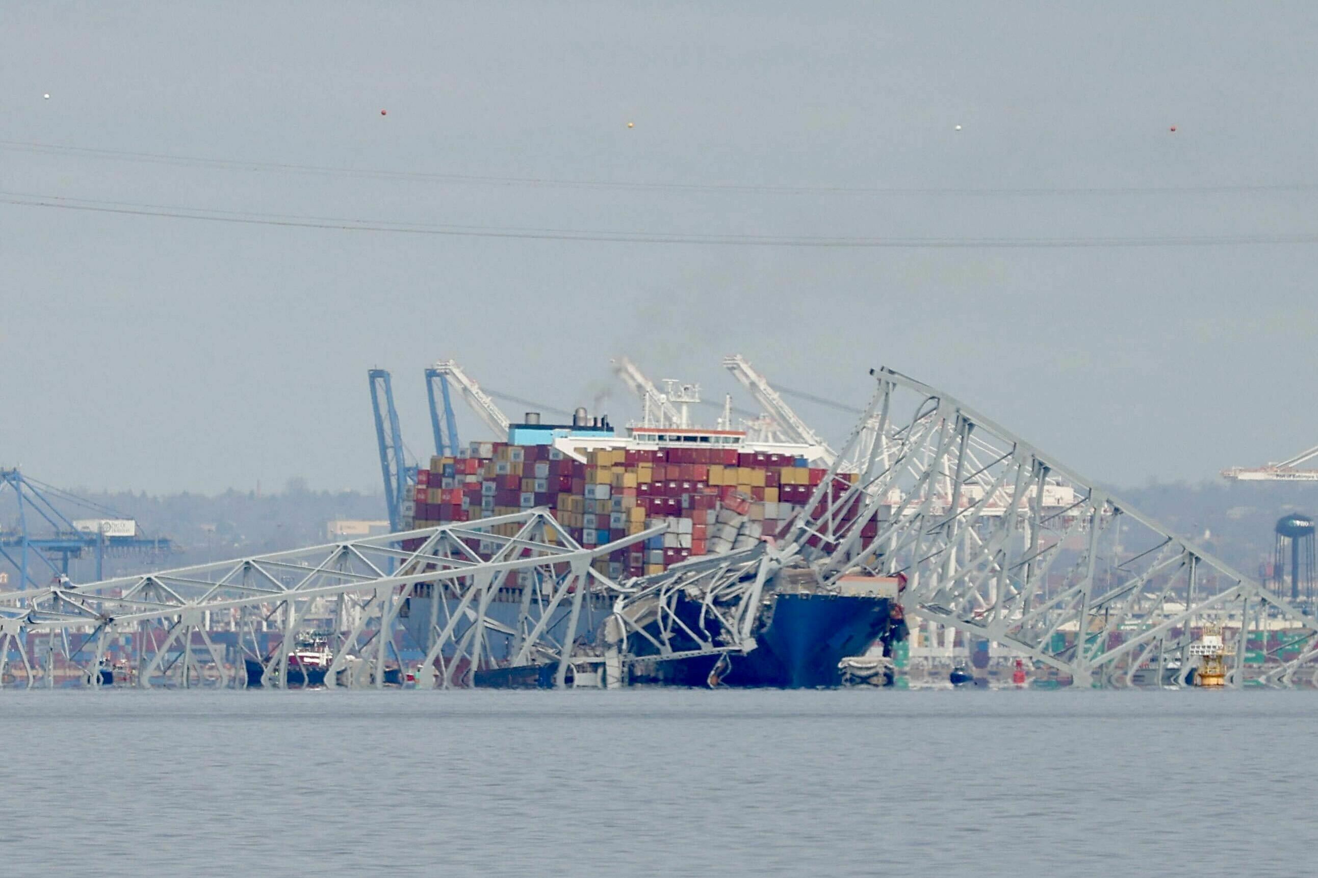 Photos: Baltimore's Key Bridge collapses; search and rescue efforts ...