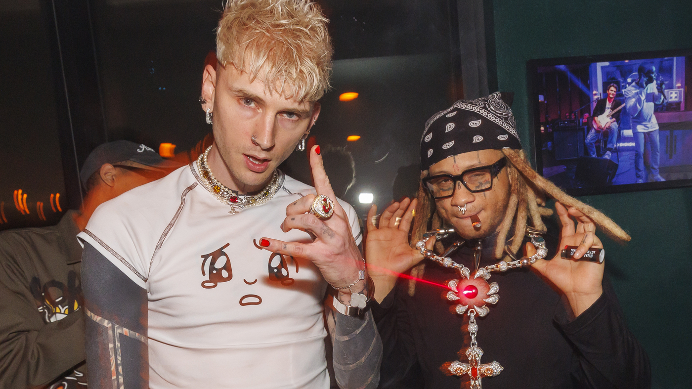 An MGK and Trippie Redd collab finds emo rap at its limits : NPR