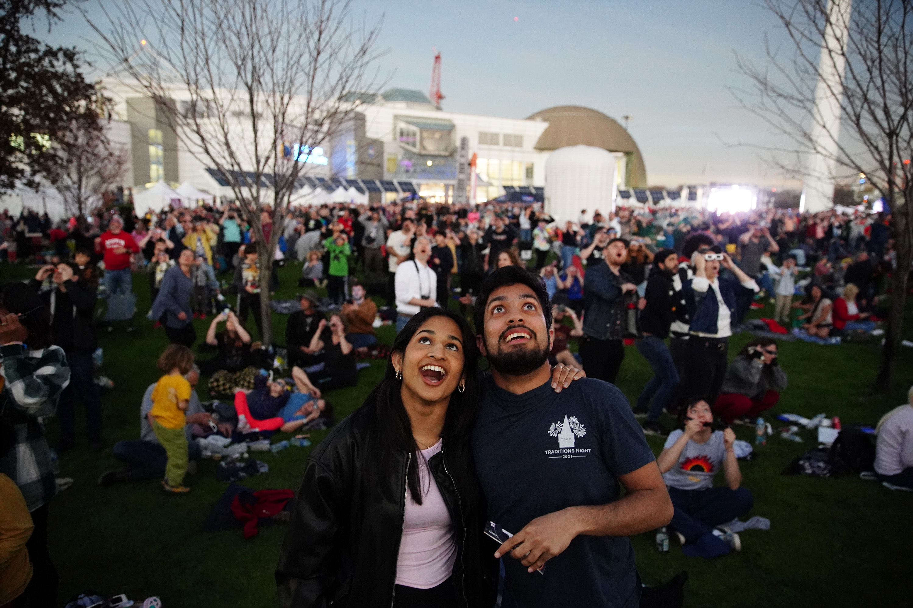 A rare solar eclipse darkened skies and dazzled viewers across the U.S ...
