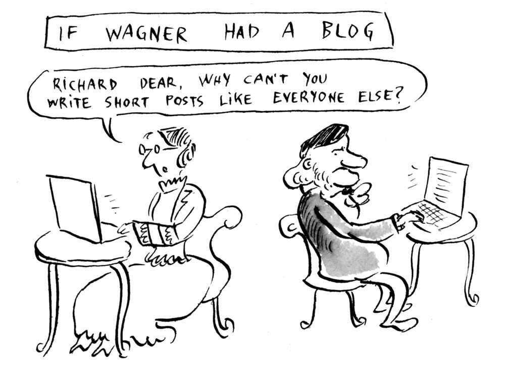 Classical Cartoon At Noon: If Wagner Had A Blog : Deceptive Cadence : NPR