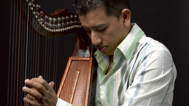 Edmar Castaneda Trio With Joe Locke On JazzSet : NPR