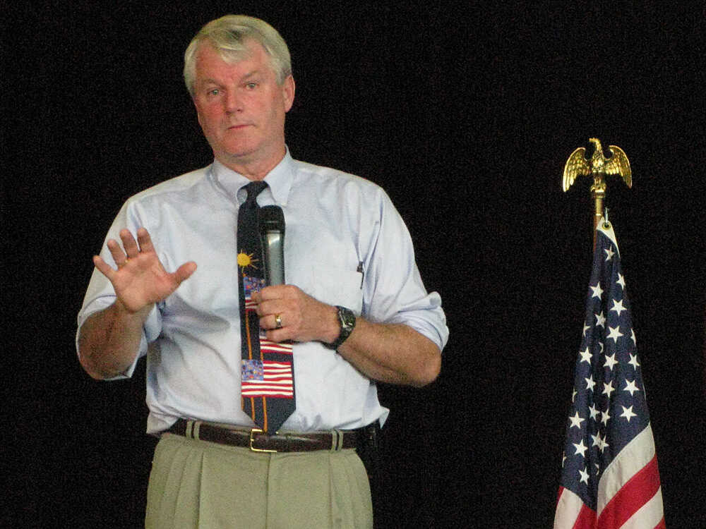 In Between The Shouts, A Real Town Hall Debate : NPR