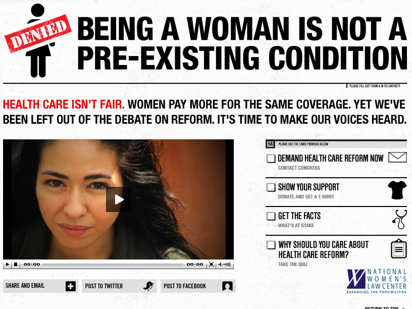 Framing Health Care Debate As Battle Of Sexes | WBUR News