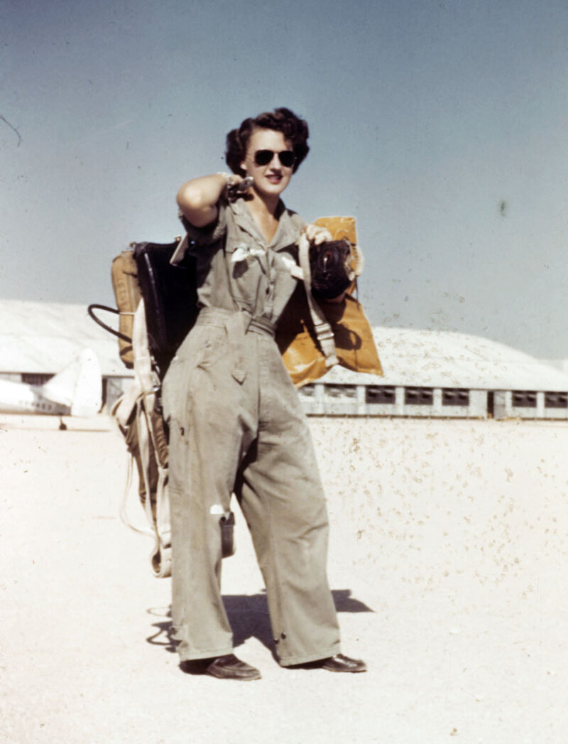 4x6 Women WASP Pilots B-17 PHOTO Women Army Air Force Service World War ...