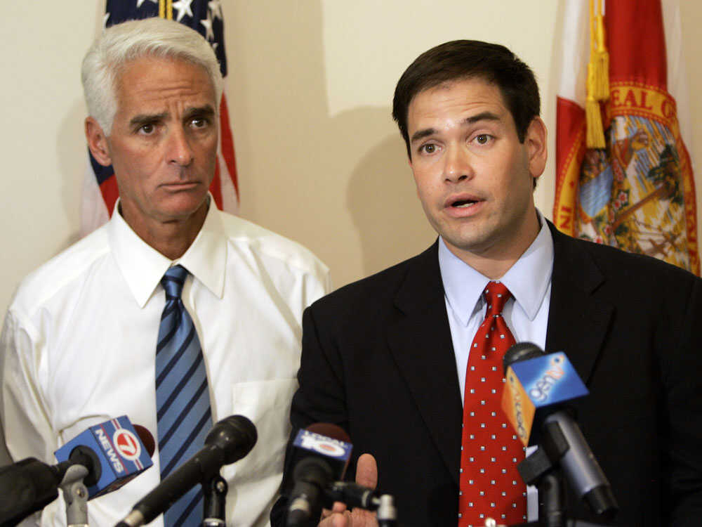 Florida Gov. Crist Revamps Message In Senate Race : NPR