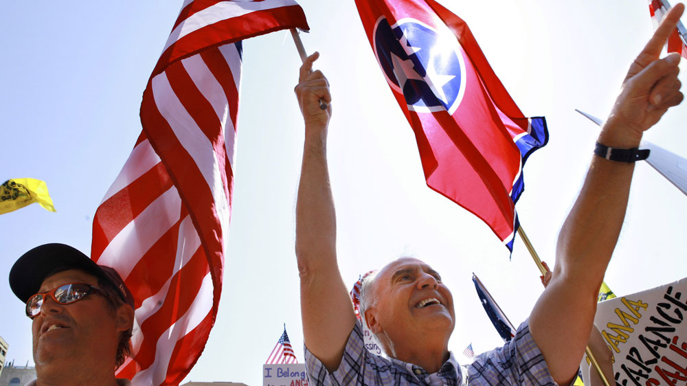 Tea Party Express Comes To A Head On Tax Day : NPR